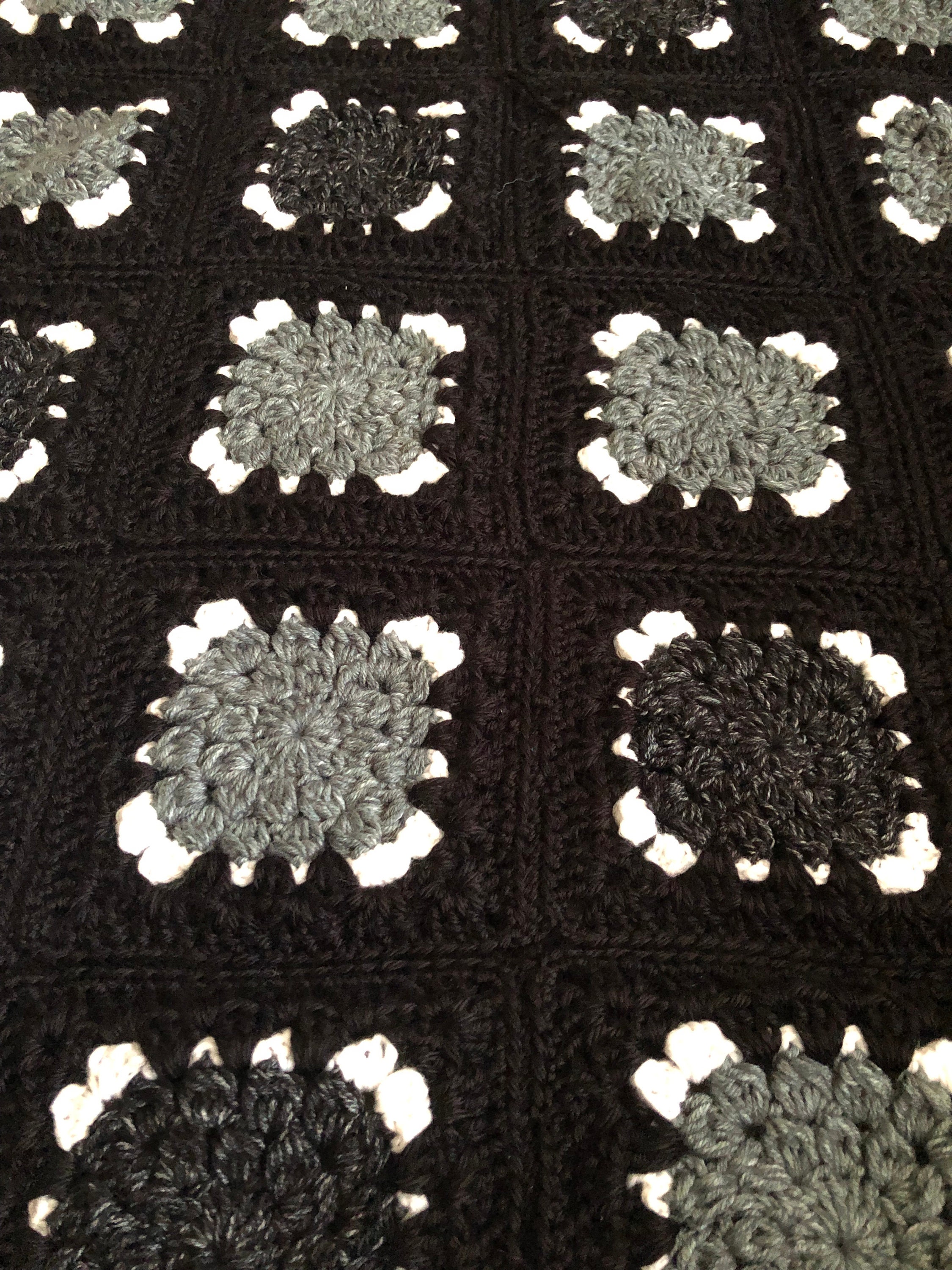 Modern Style Crochet Blanket Handmade for Sale - Etsy