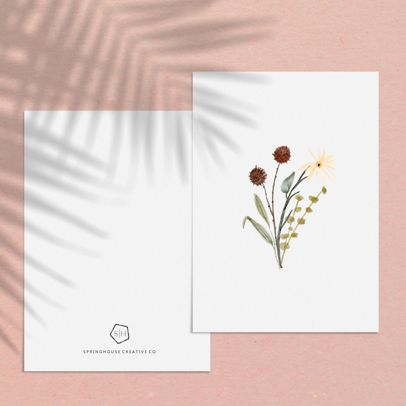 Wildflower Set of 12 | Greeting Card Collection With Envelopes - Etsy