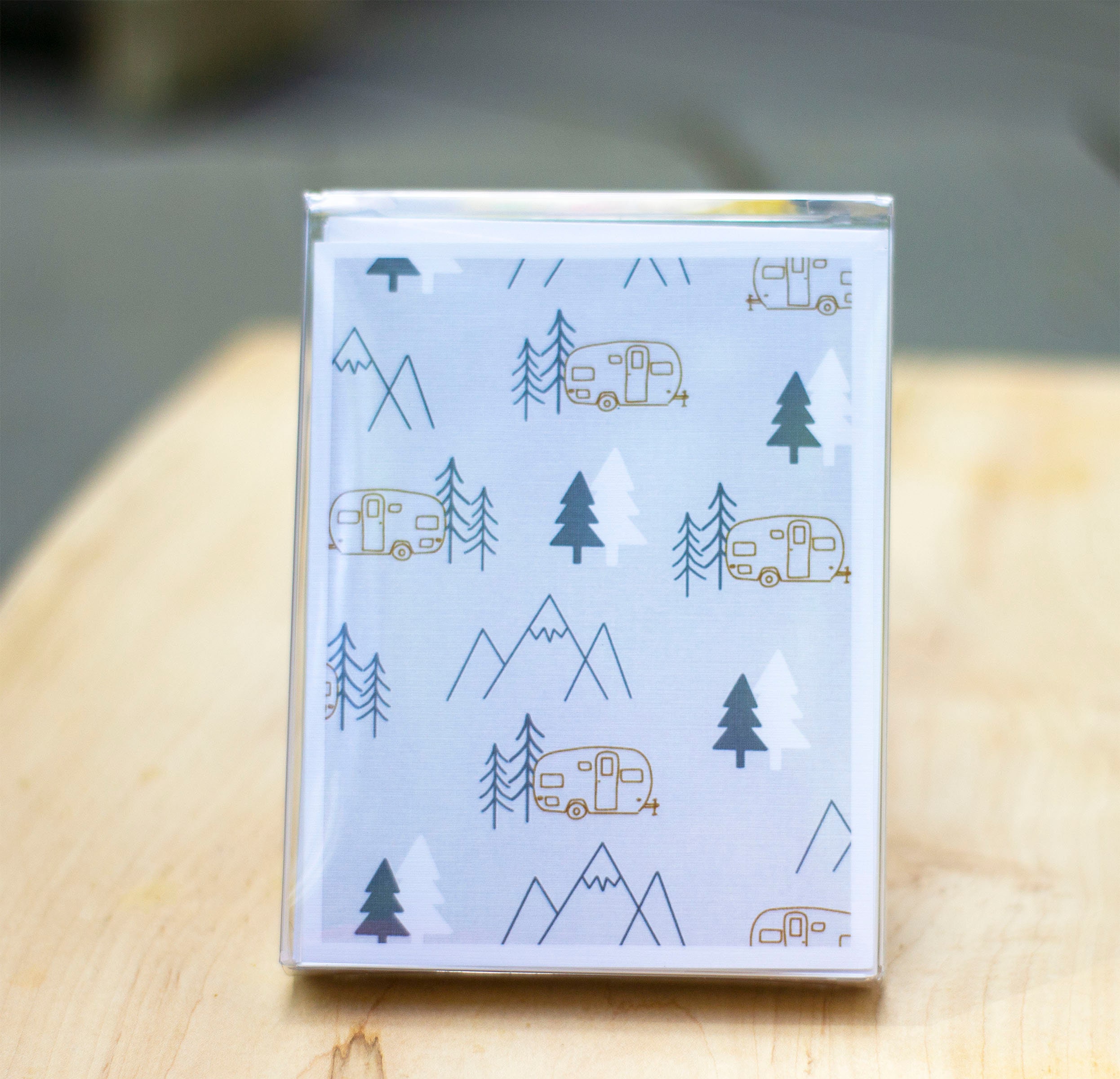 Camping Themed Greeting Cards Set of 12 With Envelopes - Etsy