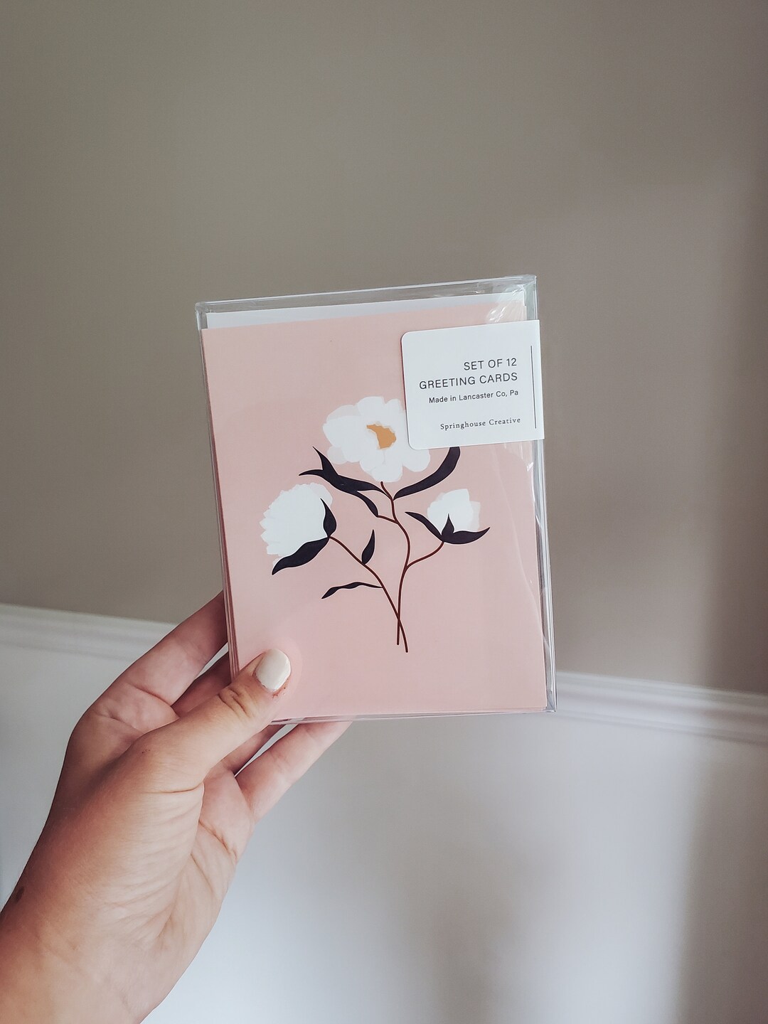 Peony | Greeting Card Collection With Envelopes - Etsy