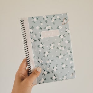 Blue Ditzy Floral Notebook - Etsy