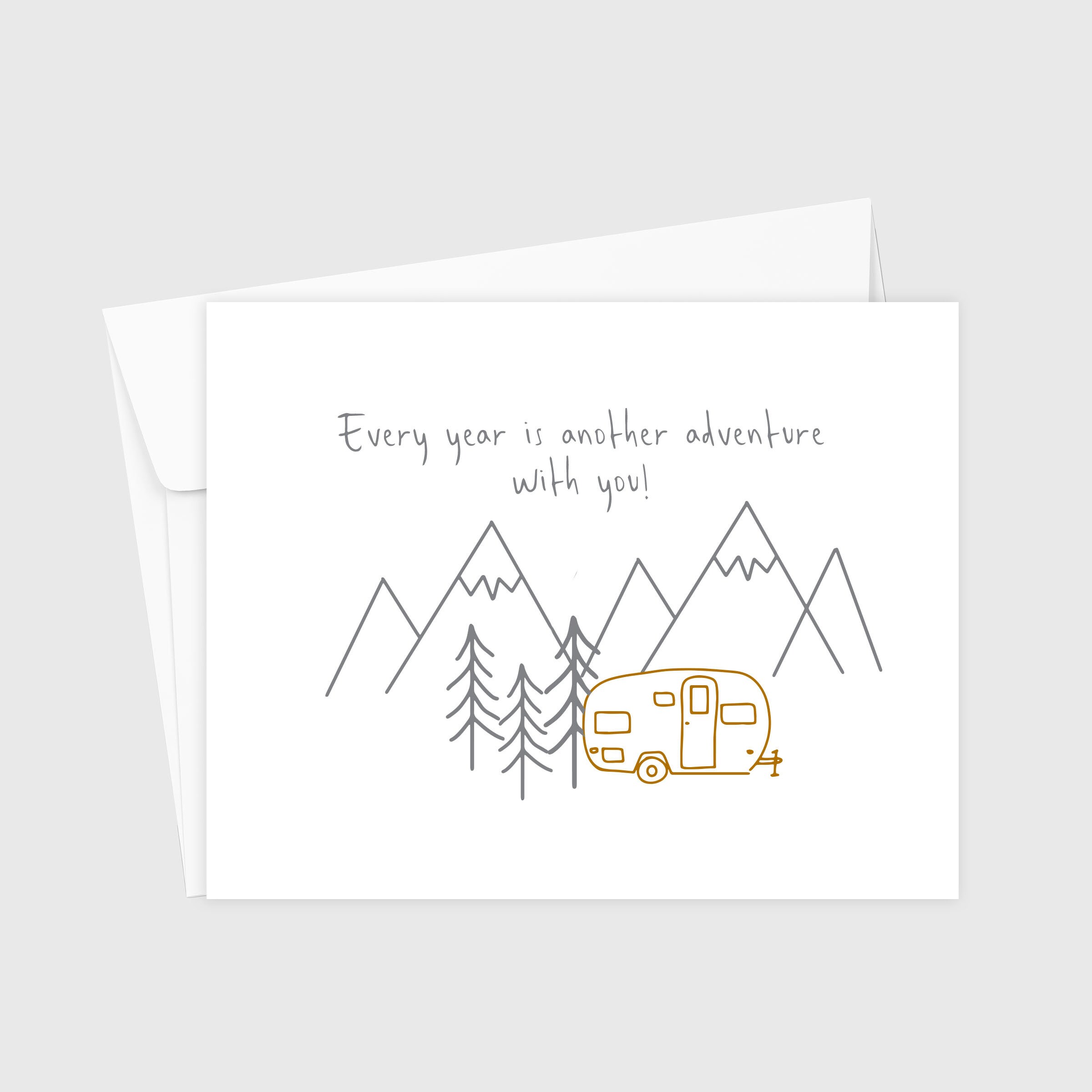 Camping Themed Greeting Cards Set of 12 With Envelopes | Etsy