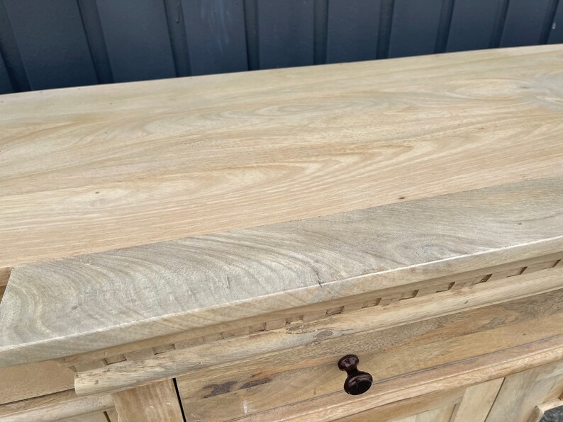 Coastal Sleek Mirror Door Credenza Breakfront Buffet Server - Etsy