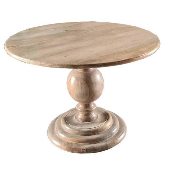 Round Pedestal Dining Table - Etsy