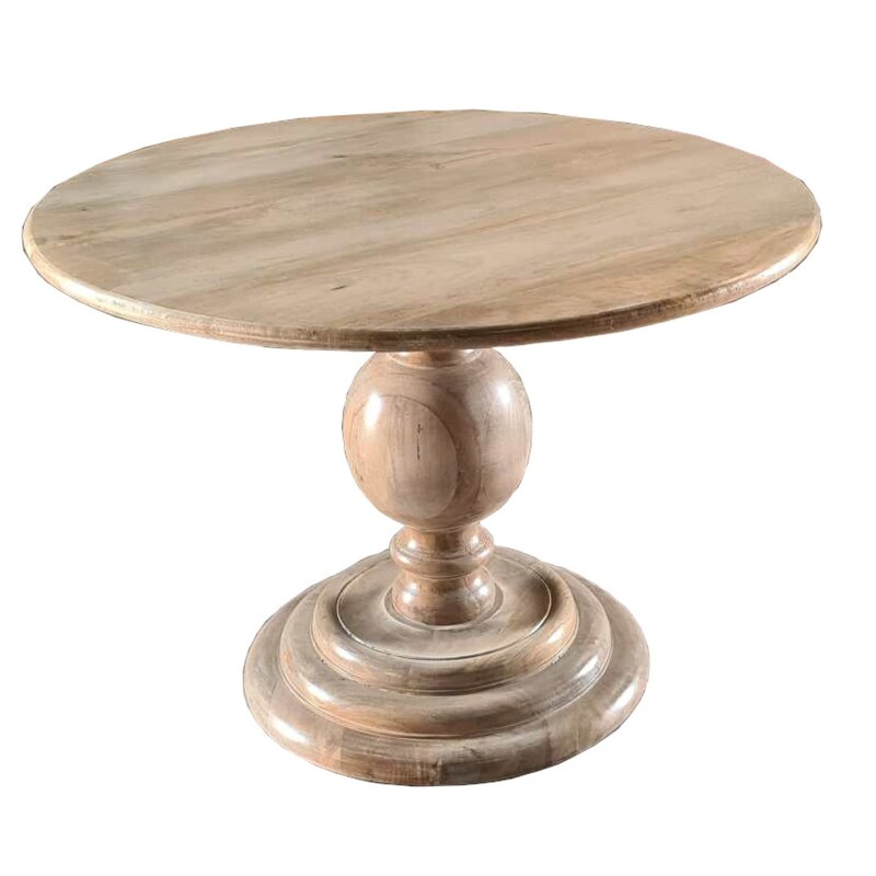 Round Pedestal Dining Table - Etsy
