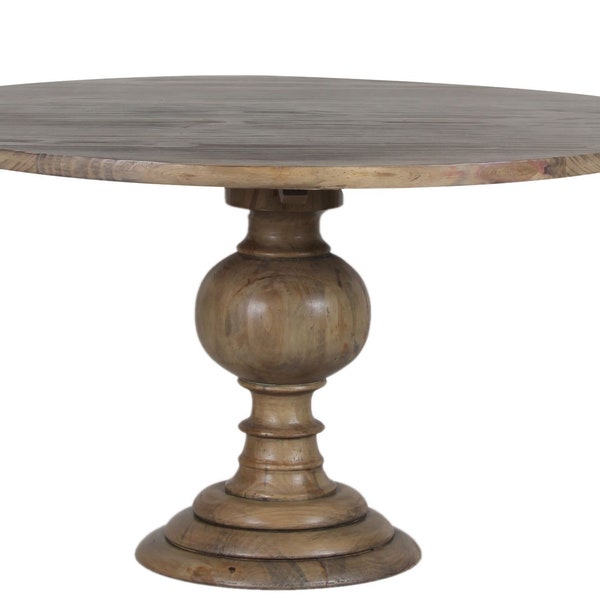 Wood Pedestal Table Base - Etsy