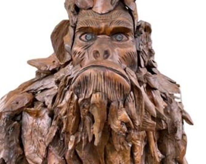 7' Tall Hand Crafted Life Size Realistic Big Foot Sasquatch Sculpture ...