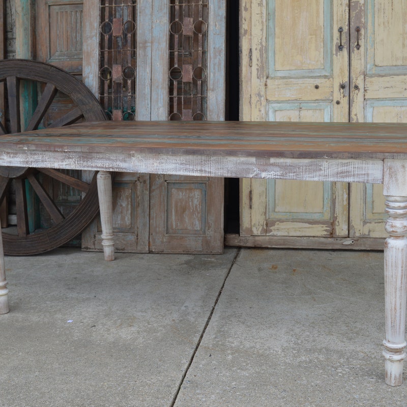 Rustic Wood Dining Table - Etsy