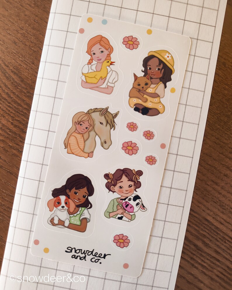 Stickers for Kids and Children Little Girls Stickers Girls Sticker ...