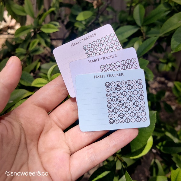 Habit Tracker Stickers - Etsy
