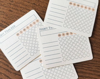 Habit Tracker Stickers - Etsy