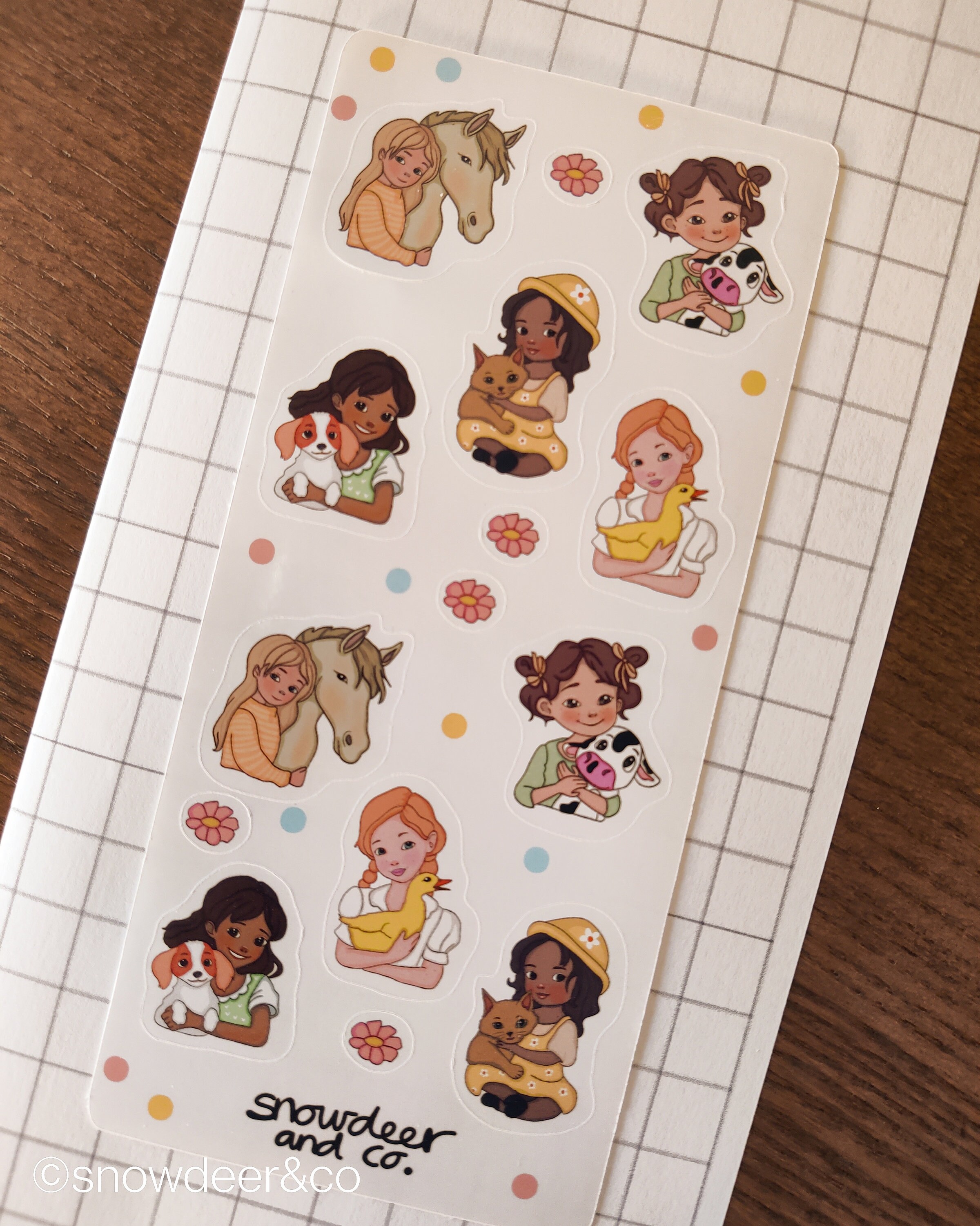 Stickers for Kids and Children Little Girls Stickers Girls Sticker ...