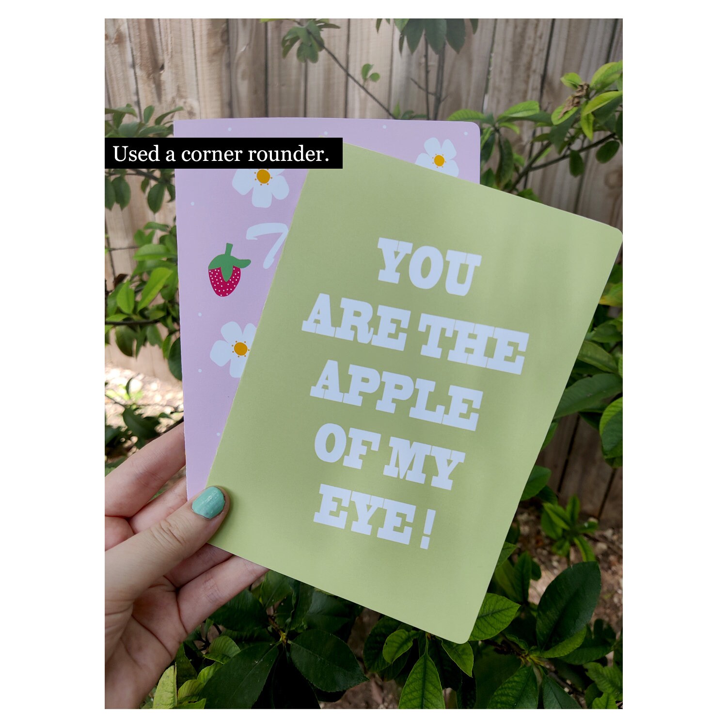 Printable Cards Instant Download Card Fruit Inspired Cards Pack of 5 ...