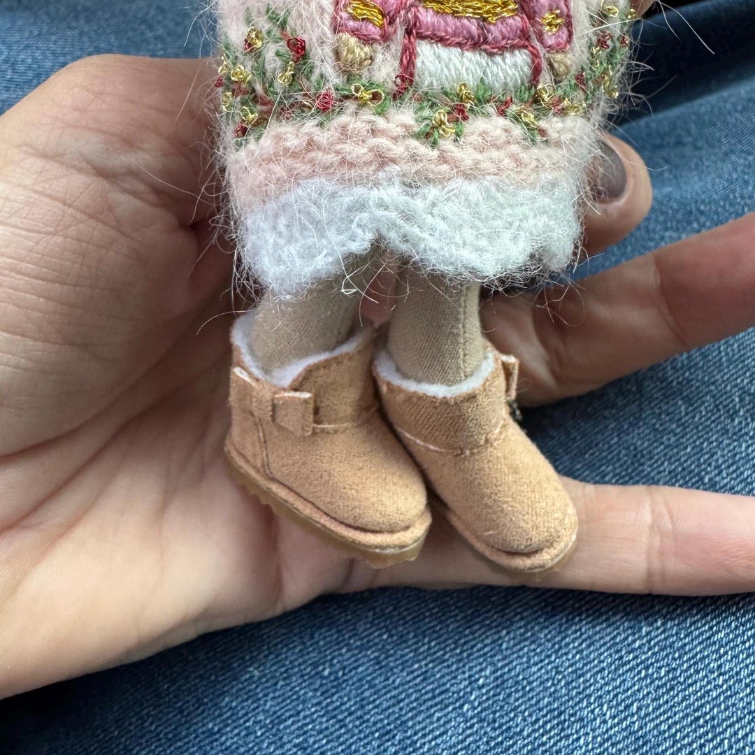 Maileg Mouse Boots Miniature Christmas Maileg Shoes Dollhouse ...