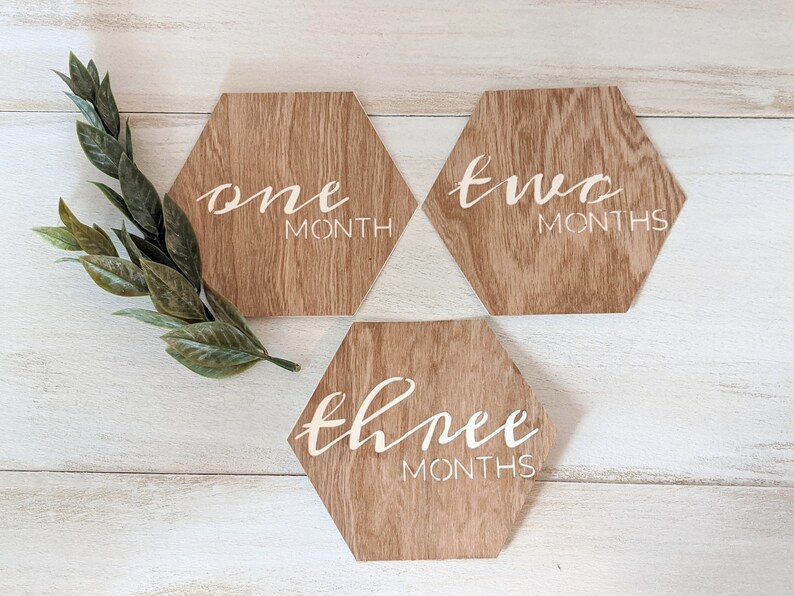Baby Milestone Card Set 12 // Monthly Milestone Cards // | Etsy