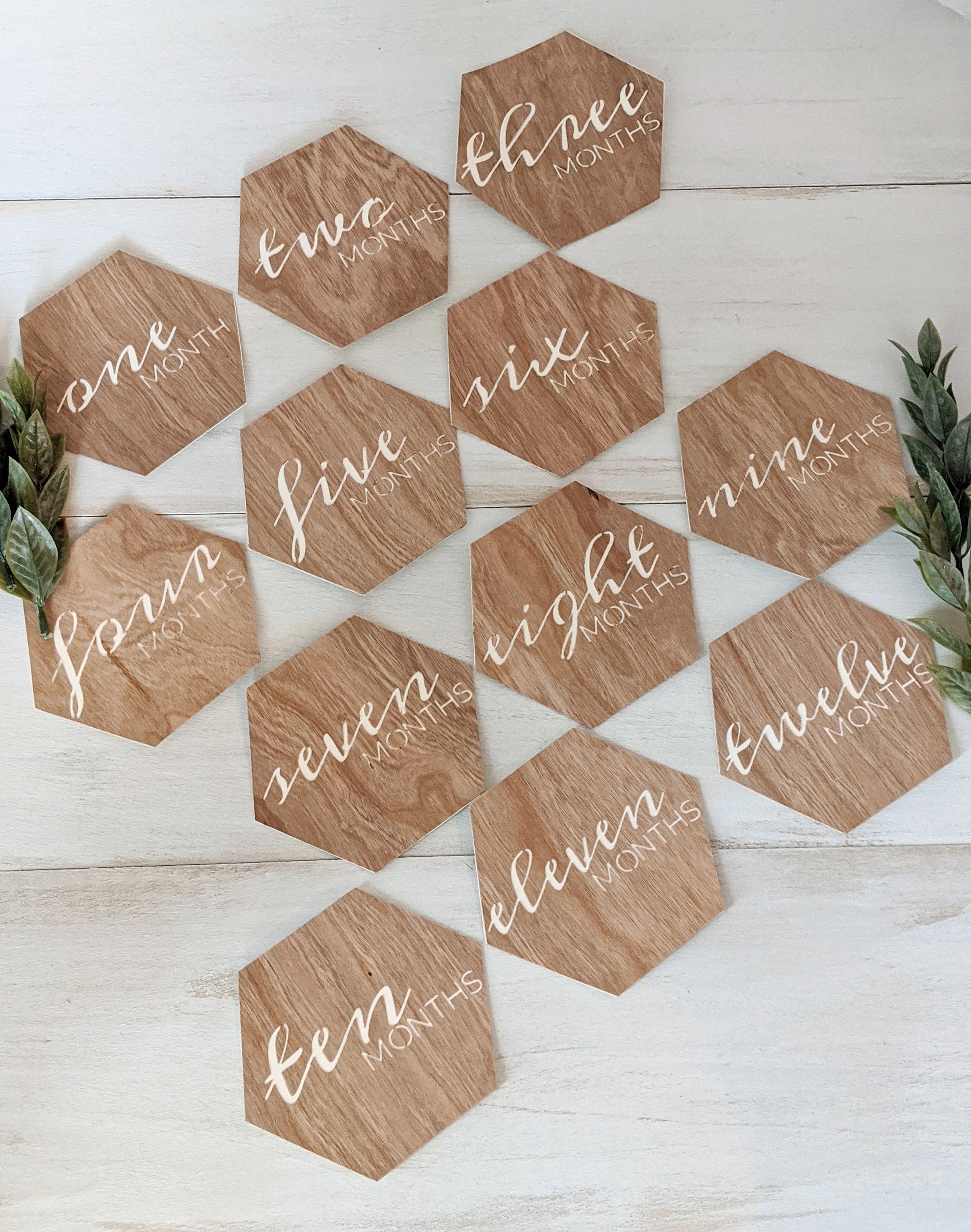 Baby Milestone Card Set 12 // Monthly Milestone Cards // - Etsy