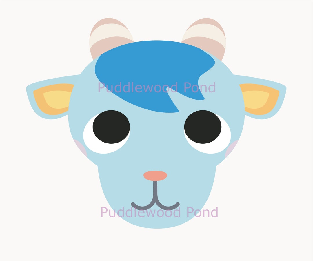 Animal Crossing Icon: Sherb SVG, Cricut, JPEG, PNG, Illustrator, Custom ...