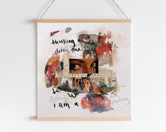 Mixed Media Poster - Etsy