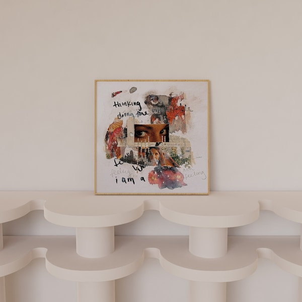 Mixed Media Poster - Etsy