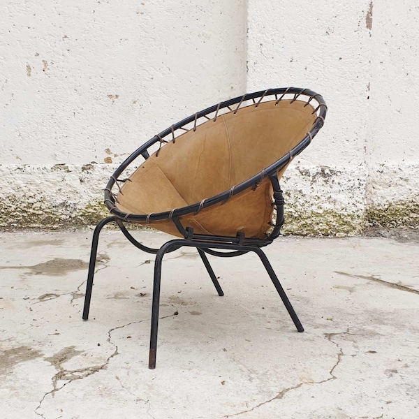 Vintage Circle Chair - Etsy