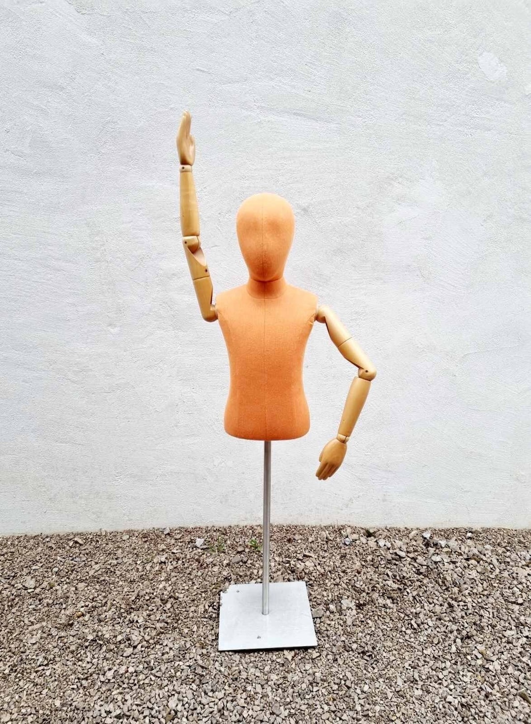 Mid Century Modern Male Display Mannequin Torso / Shop Bust Hands ...
