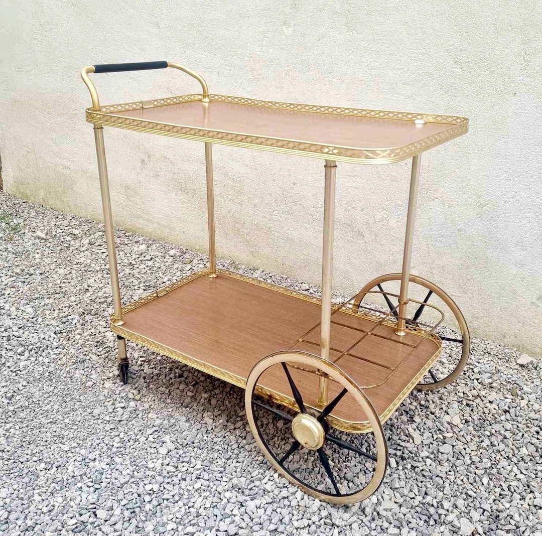 Mid Century Modern Serving Trolley / Vintage Trolley / Retro Trolley ...