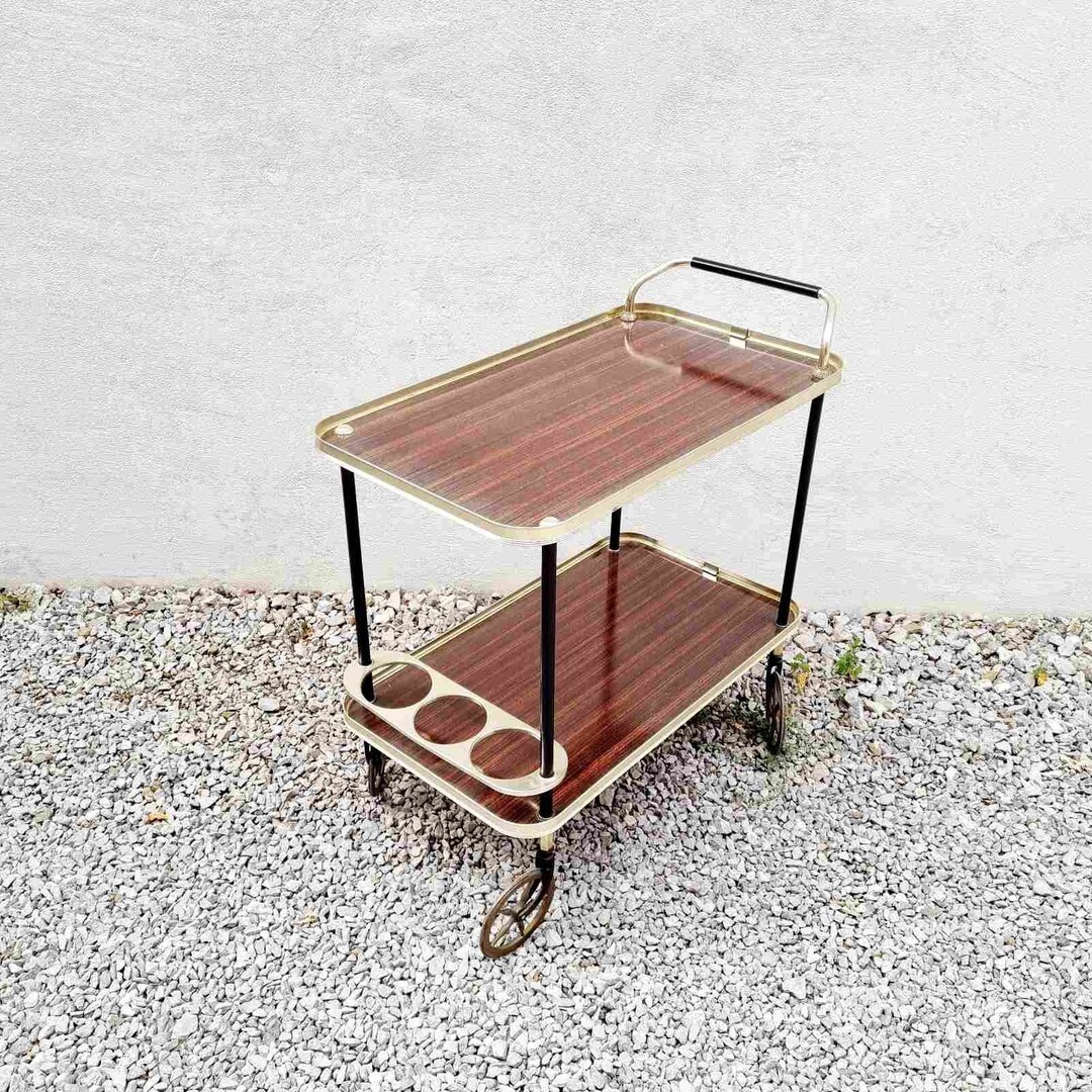 Mid Century Modern Serving Trolley / Retro Trolley / Vintage Trolley ...