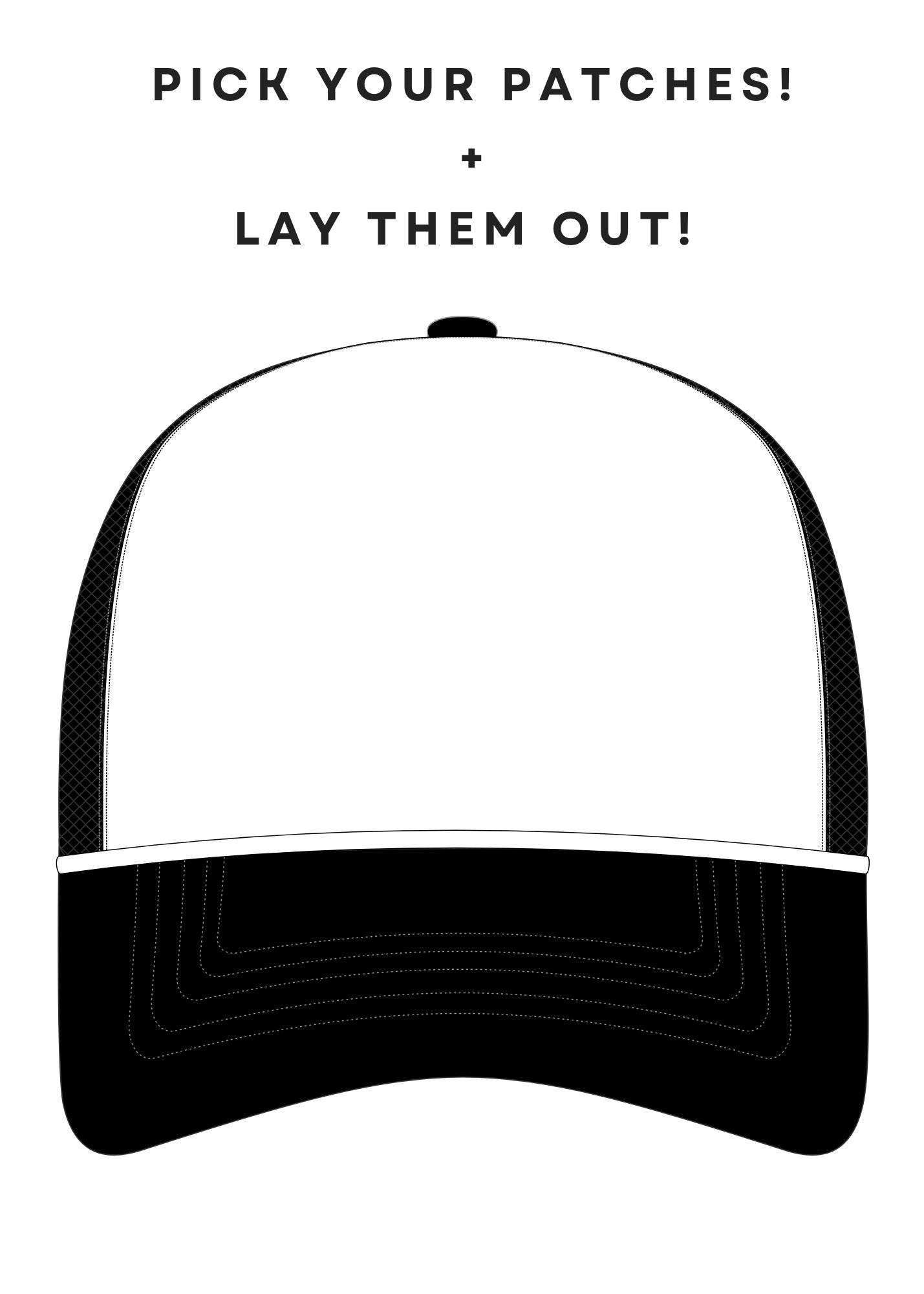 Trucker Hat Patch Party Template - DIGITAL DOWNLOAD - Etsy