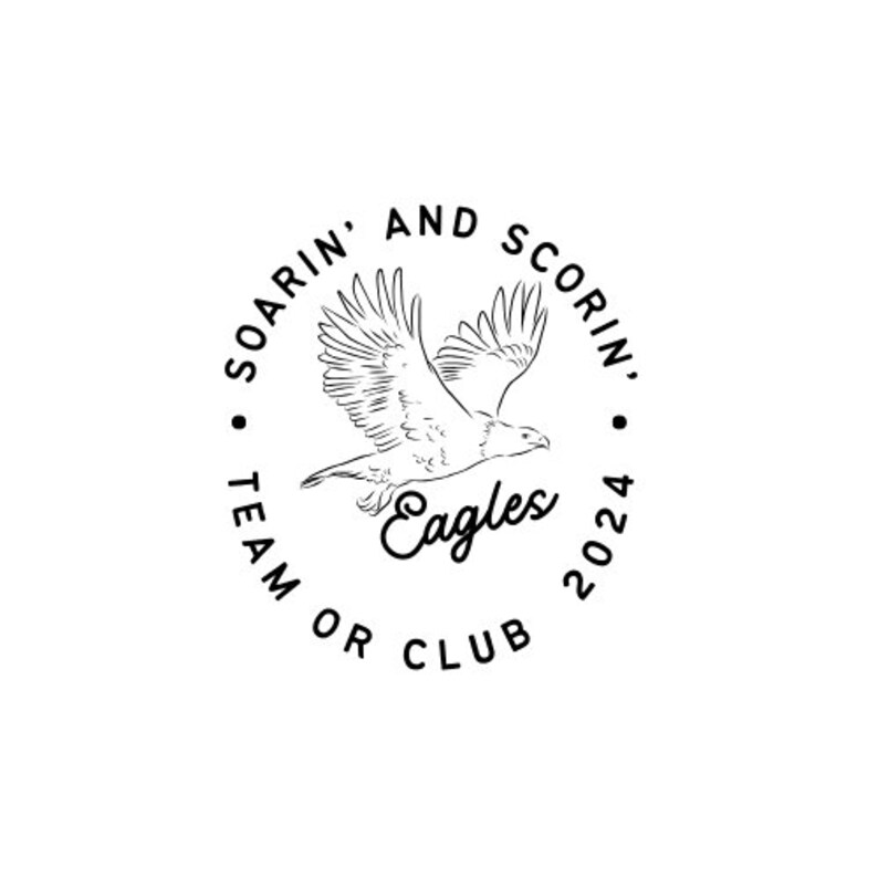 9 Eagles Team Logos - Soarin' and Scorin' - EDIT IN CANVA - 500px X ...