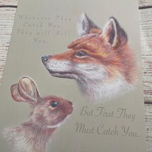 Watership Down Art Print A5 - Etsy