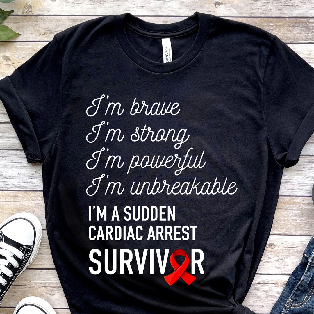Sudden Cardiac Arrest, Heart Disease Awareness Shirt, Heart Disorders ...