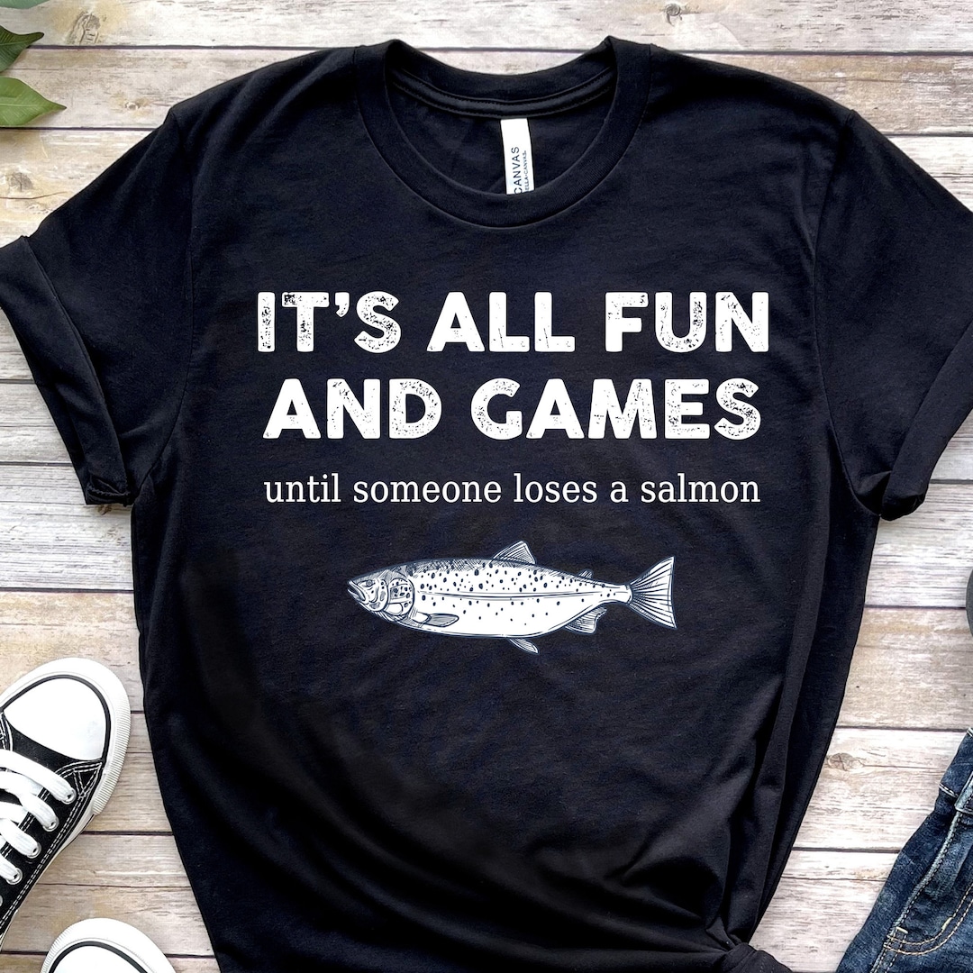 Salmon Tshirt, Salmon Shirt, Salmon T Shirt, Salmon Fish, Salmon Gifts ...