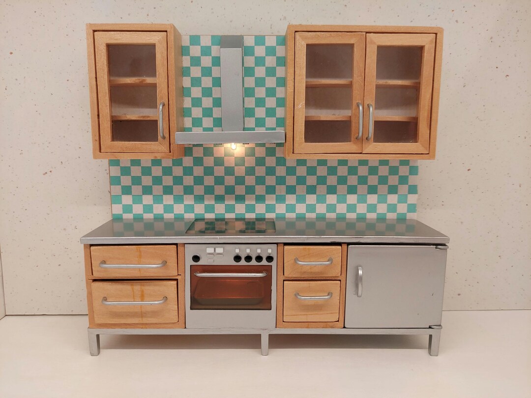 Lundby Kitchen With Lights - Etsy