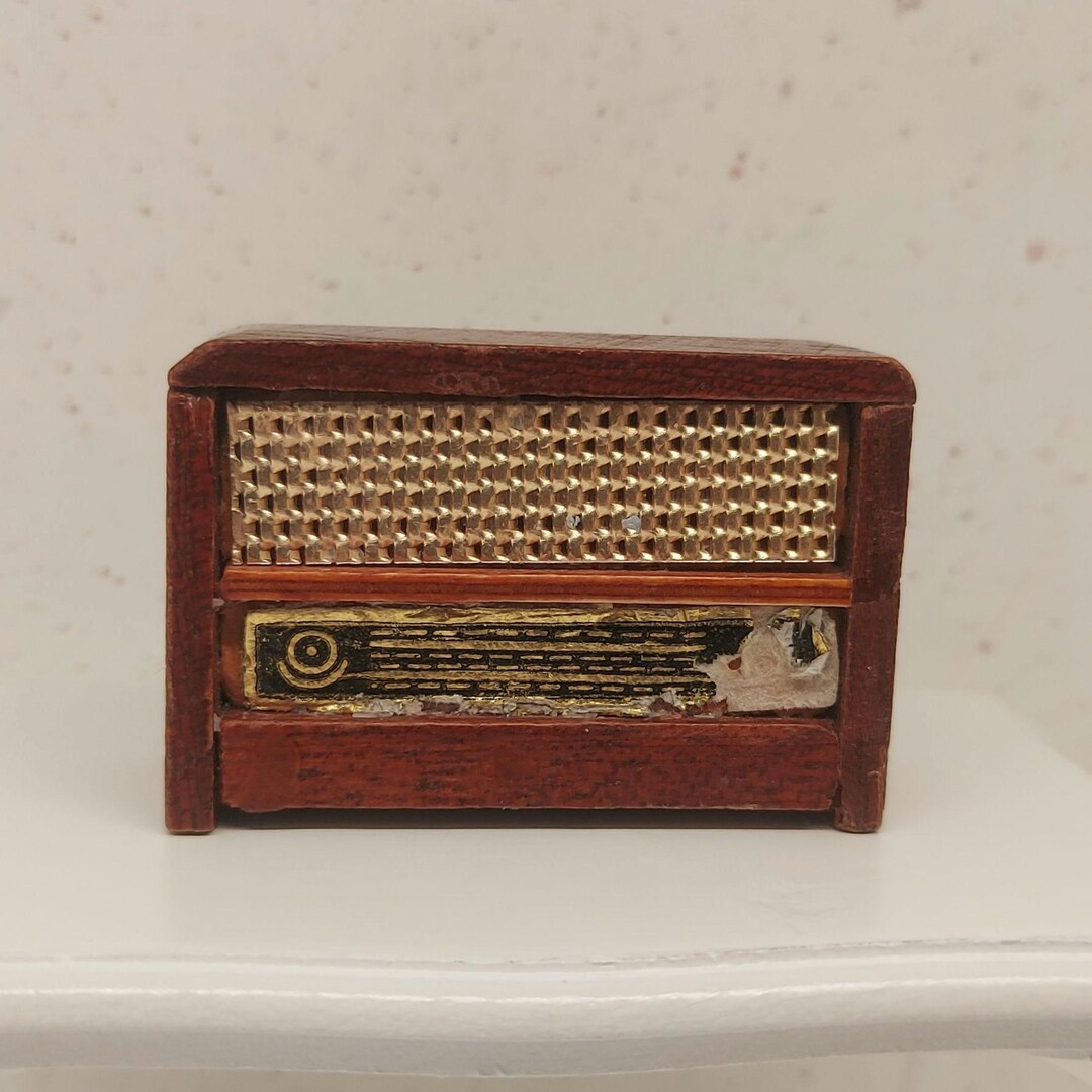 Lundby Original Teak Radio. - Etsy