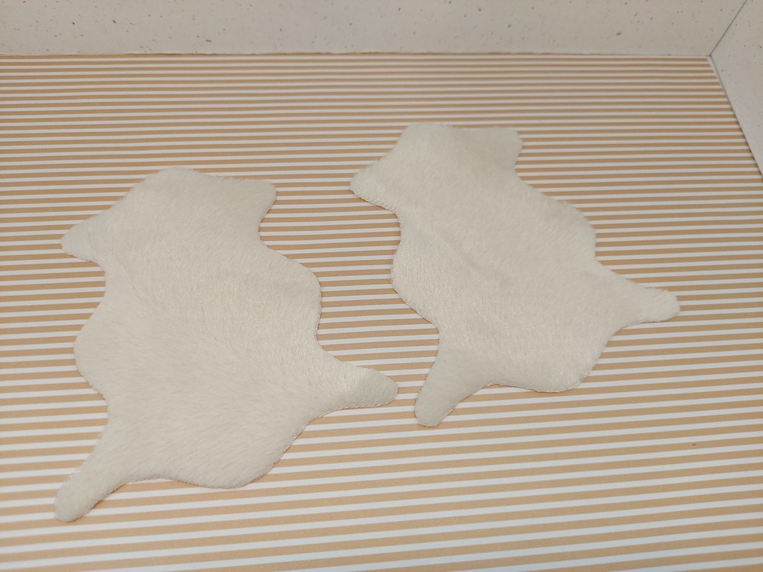 Furry Rug to Dollhouse. Price is for One Rug. Selfmade. - Etsy