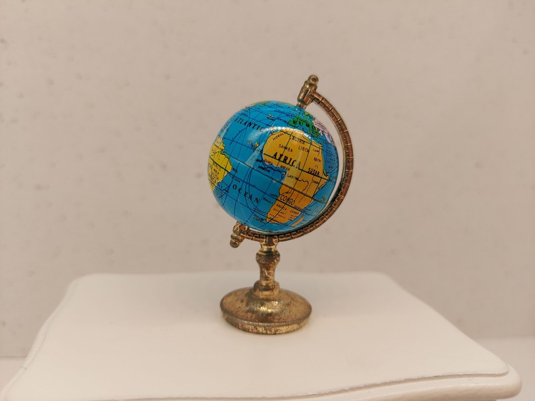 Lundby Original Globe With Golden Stand - Etsy