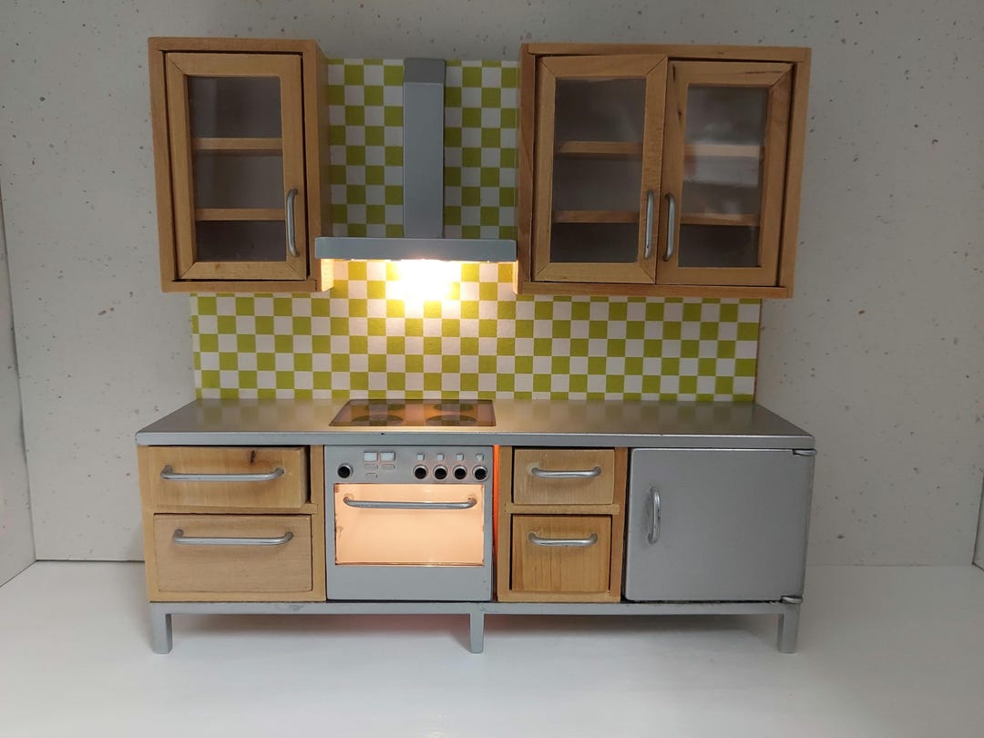 Lundby Kitchen With Lights - Etsy