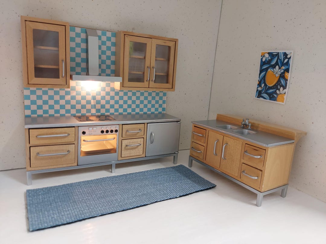 Lundby Original Kitchen With Lights. - Etsy