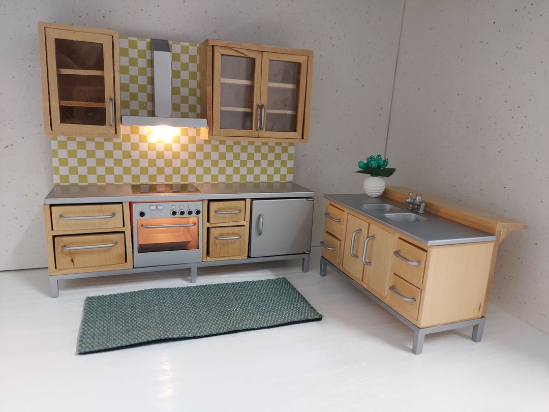Lundby Original Kitchen With Lights. - Etsy