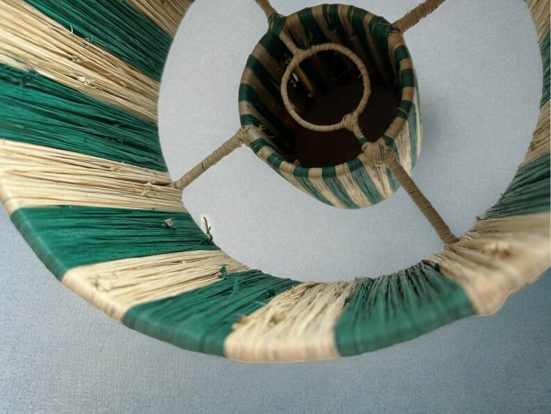 Handmade Raffia Lampshade Artistic Table Lamp Shade Moroccan - Etsy