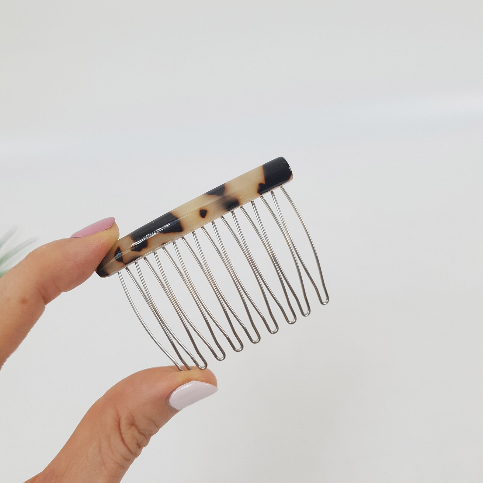 Leopard Jelly Straight Hair Comb Pin / Cute French Hair Pin / - Etsy