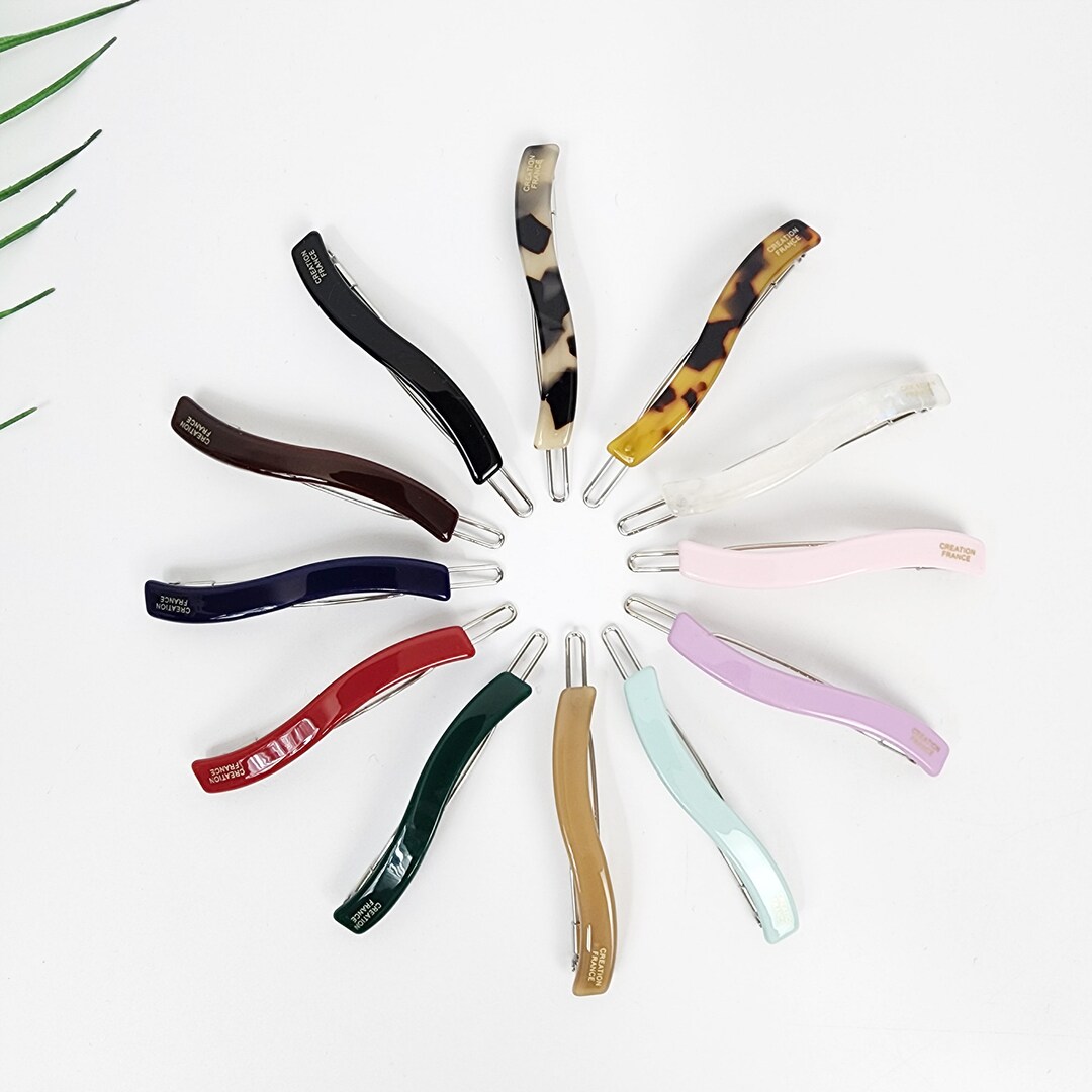 S-line Small Round Bobby Pin 2.2 Inch / Tortoise Shell Mini French Hair ...