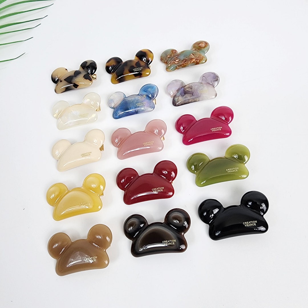 Mickey Mouse Beanie Ultra Mini Side Clip Hair Claw Clip 1.7 Inch ...