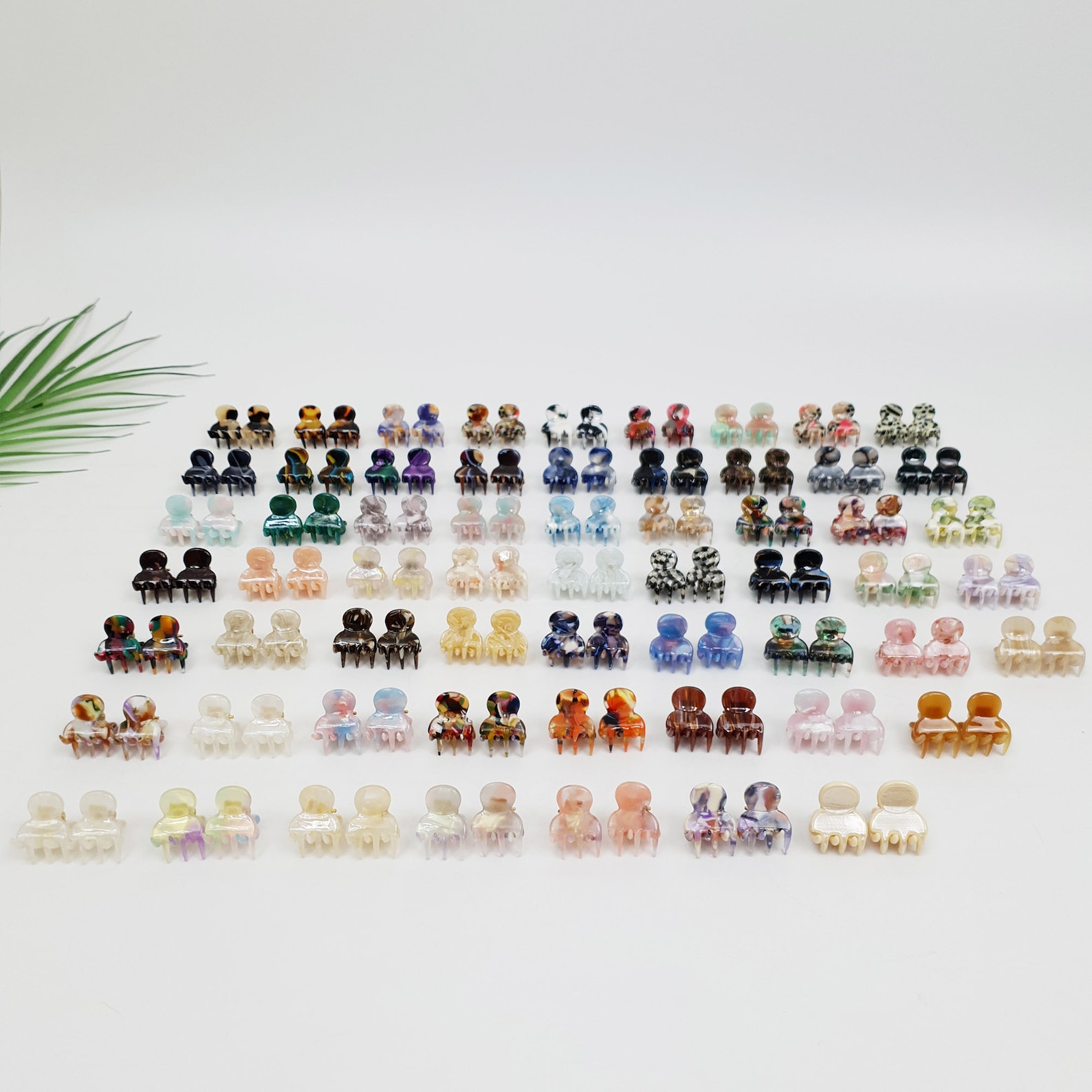 Tortoise Shell Mini Hair Clip 2 Pieces 1 Set / Cute French - Etsy