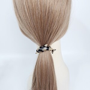 Flying Dolphin Ponytail Elastic Hair Tie (2.2 Inch) / Simple Cute ...