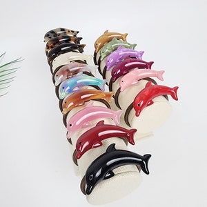 Flying Dolphin Ponytail Elastic Hair Tie (2.2 Inch) / Simple Cute ...