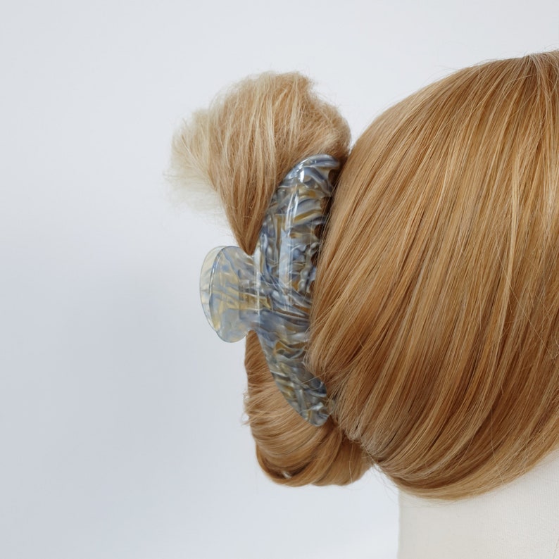 Leopard Half Moon Big Claw Clip / Tortoise Shell Hair Claw / - Etsy