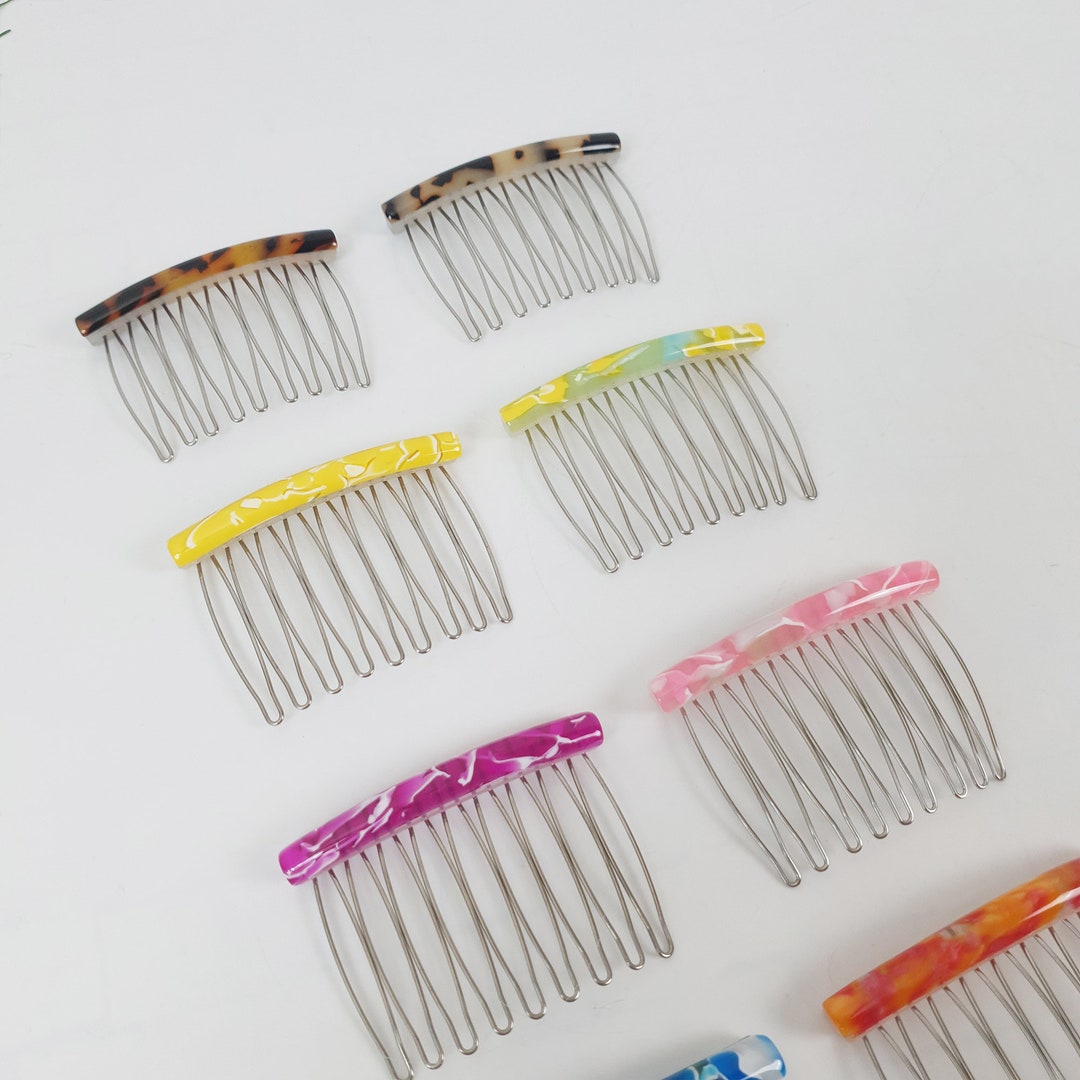 Leopard Jelly Straight Hair Comb Pin / Cute French Hair Pin / Hair Fork ...