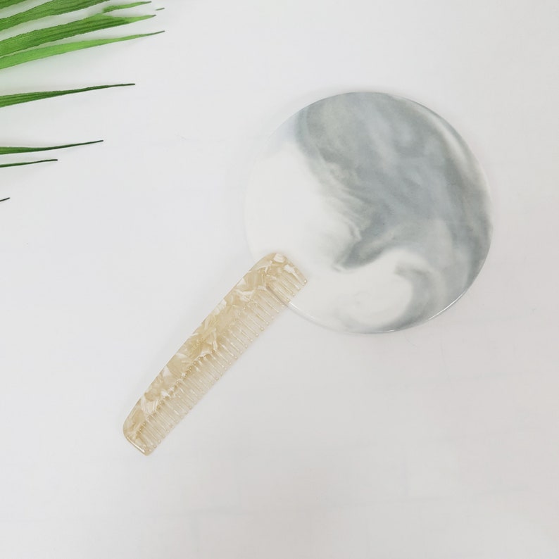 Tortoise Marble Small 3.5 Inch Hair Comb / Curly Hair Comb | Etsy