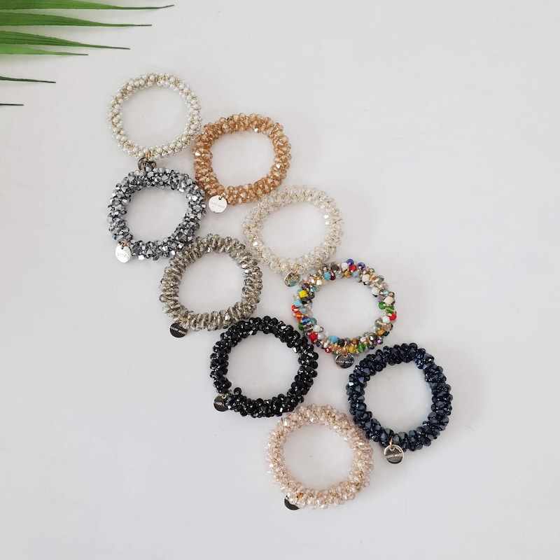 Hair Tie Bracelet Bead - Etsy UK